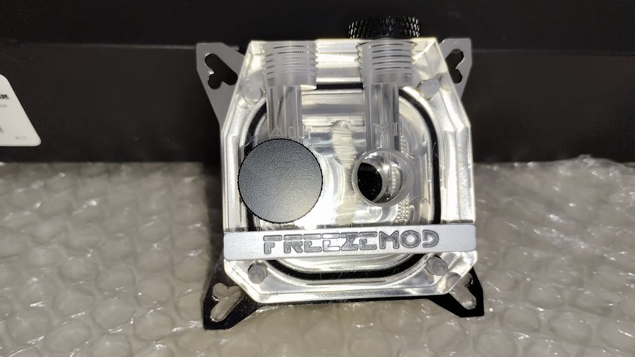 Unboxing GPU block universal freezemod para water cooler custom - YouTube