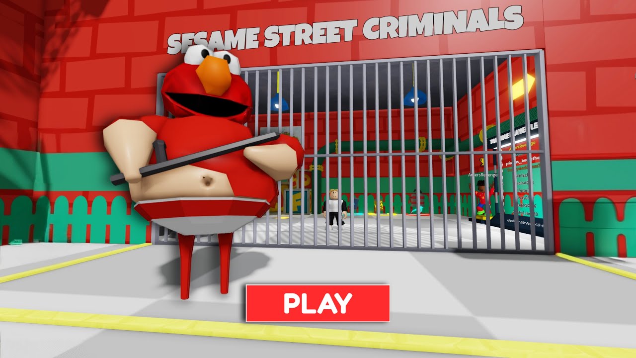 ELMO BARRY’S PRISON RUN! (OBBY) ROBLOX - YouTube