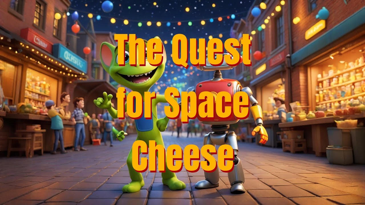 The Quest for Space Cheese #spaceadventure #moonpizza #cheesefriends # ...