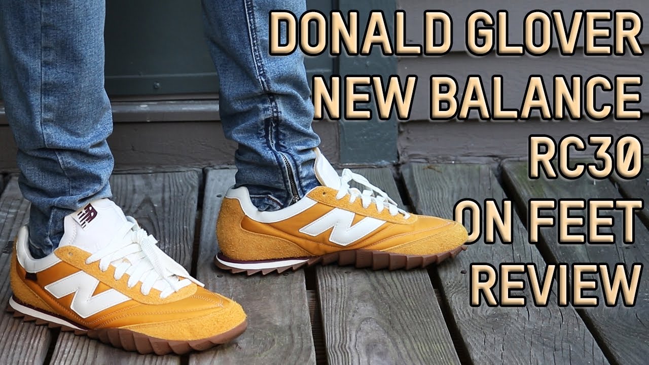 Donald Glover New Balance RC30 On Feet Review - YouTube