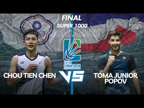 FINAL - Chou Tien Chen (TPE) VS Toma Junior Popov (FRA) - VICTOR China Open 2026