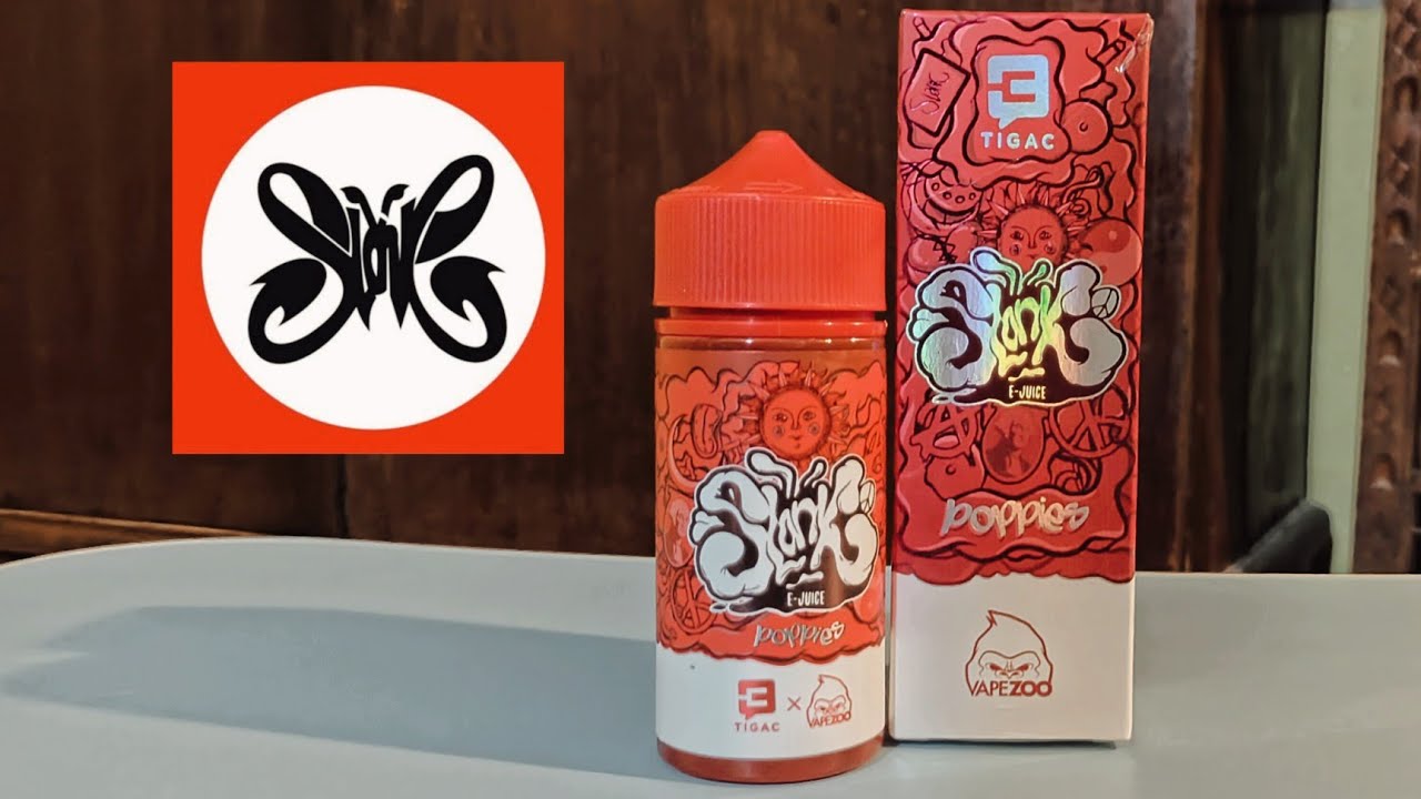 LIQUID SLANK V1 x Vapezoo x Tigac ~ POPPIES Banana Cheese - YouTube