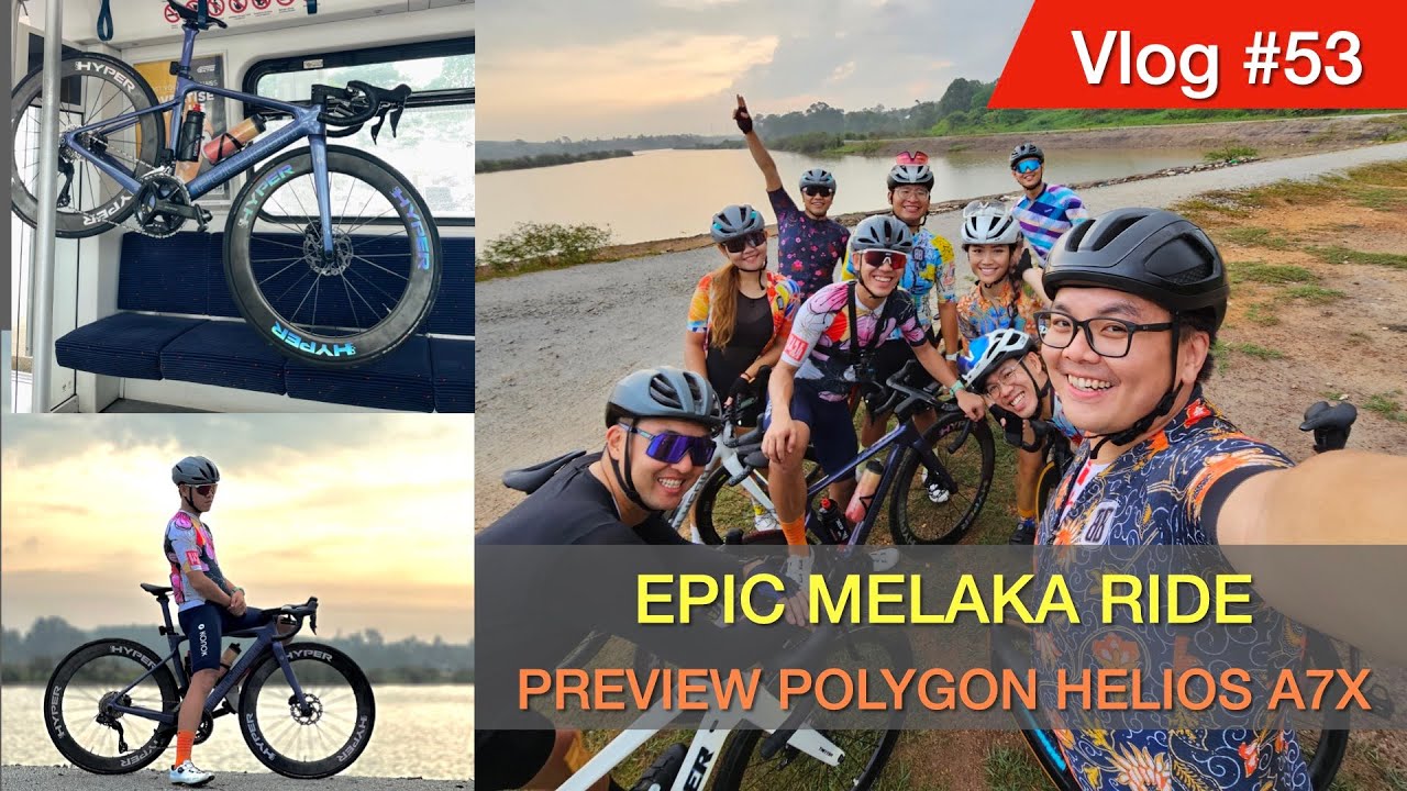 Epic Melaka Ride feat PREVIEW Polygon Helios A7X | Cycling in Malaysia ...
