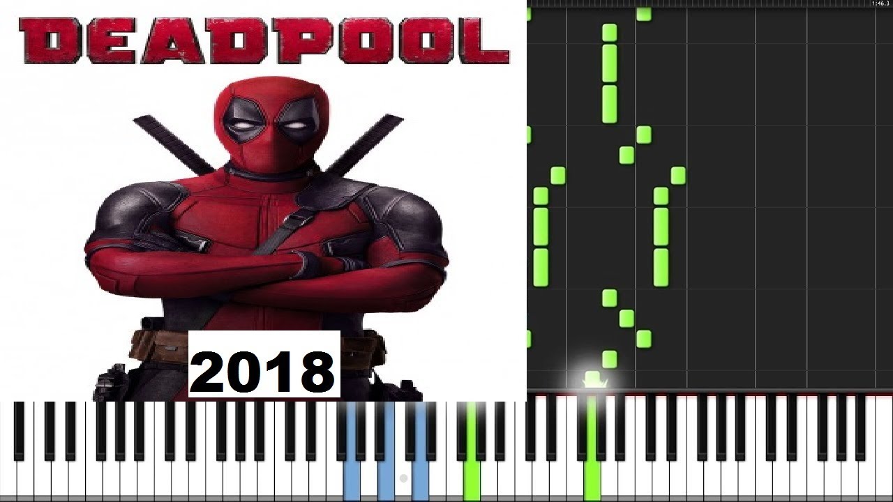 DEADPOOL 2 Teaser Trailer (2018) PIANO TUTORIAL Synthesia - YouTube