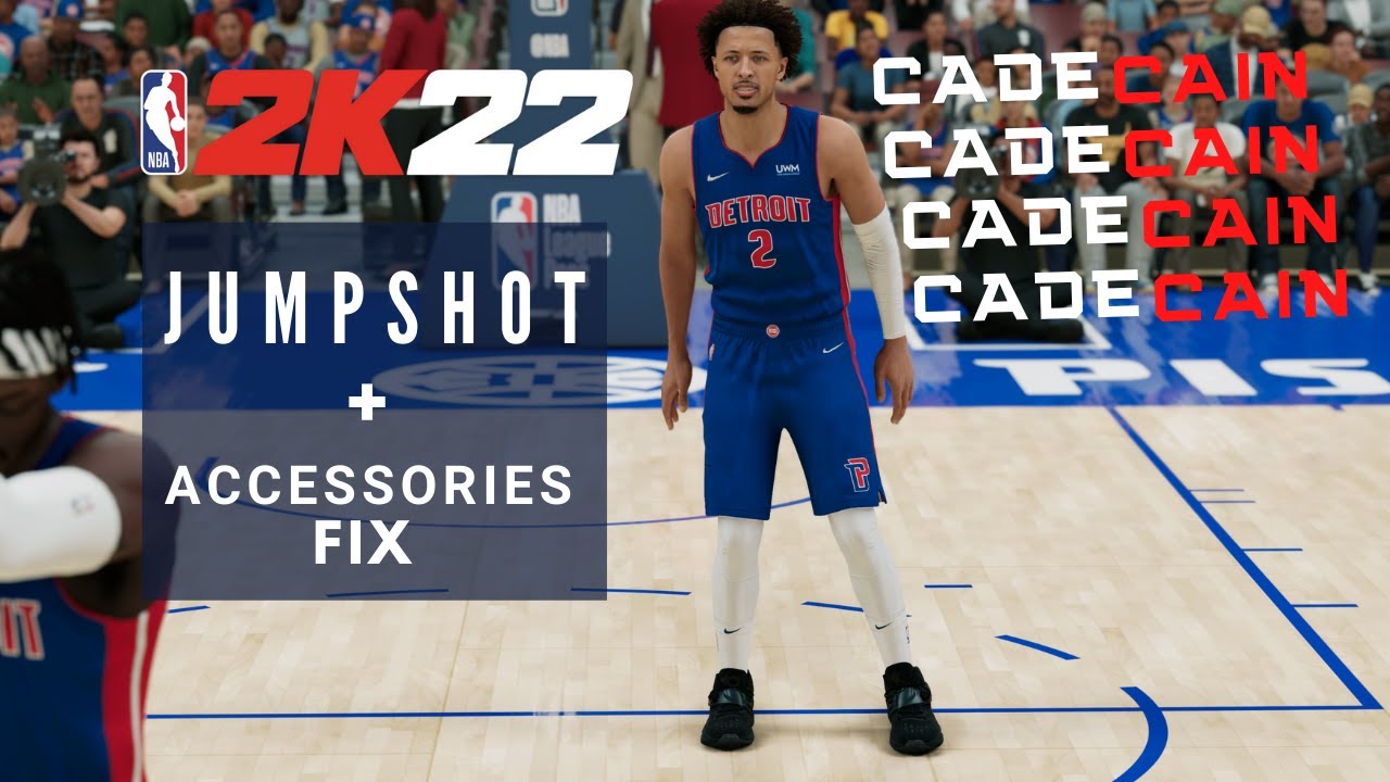 Cade Cunningham Jumpshot + Accessories Fix NBA2K22 - YouTube