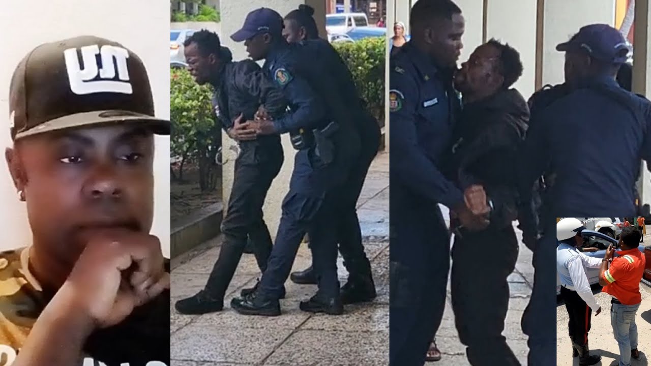 Police struggle to arrest this man, Good Cop - YouTube