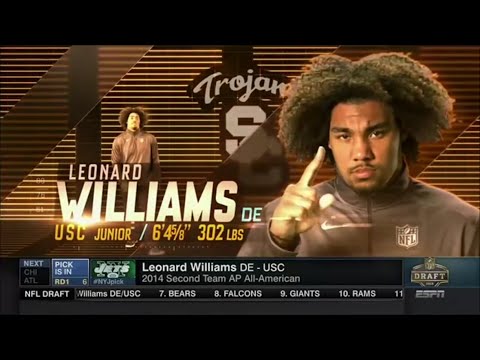 2015 NFL Draft Rd 1 Pk 6 | NY Jets Select DE Leonard Williams - YouTube