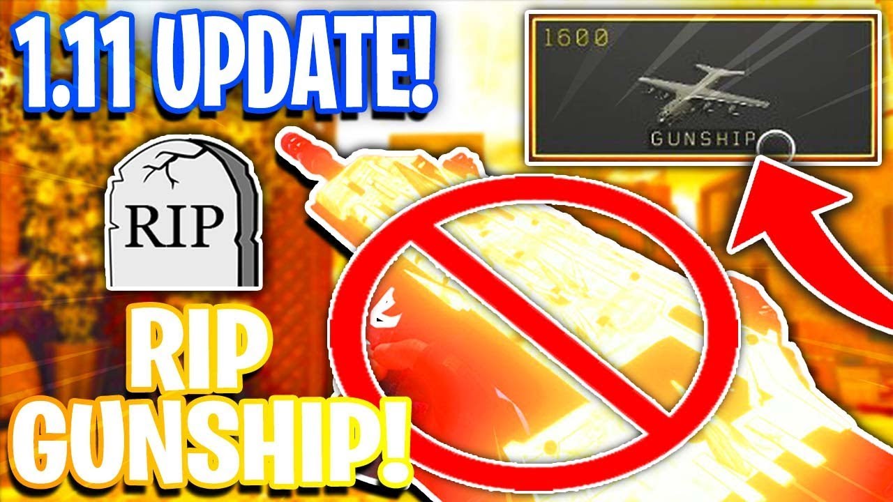 NEW COD BO4 1.11 UPDATE - GUNSHIP NERF + GLITCH, DARK MATTER BUFF ...