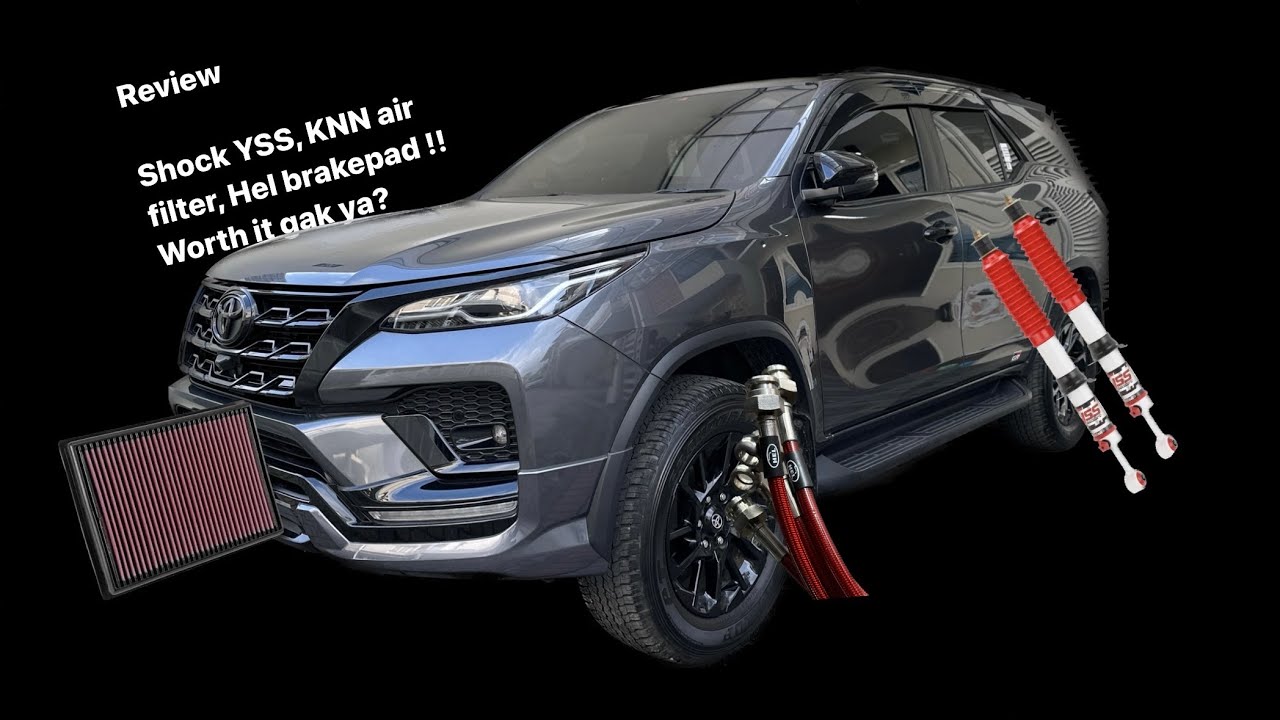 Eps 1. Fortuner 1GD 2.8 Gr sport. Review Shock YSS Dtg Plus, Hel ...