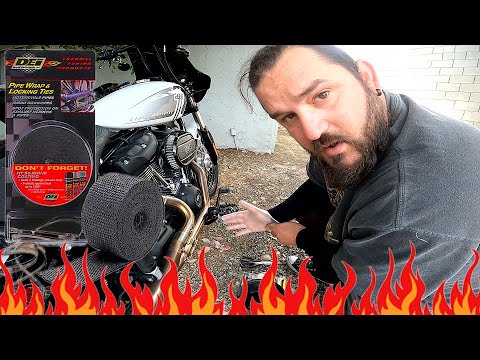 How To Install MOTORCYCLE EXHAUST WRAPS? - YouTube