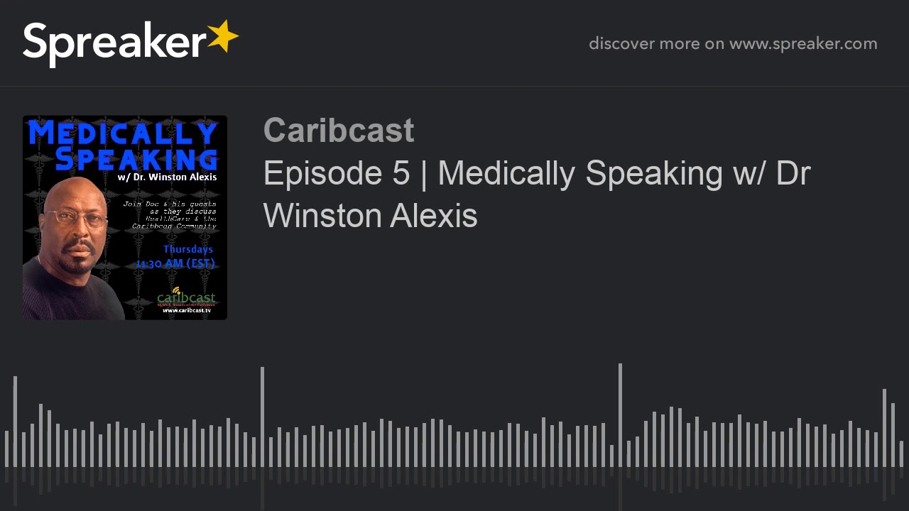 Episode 5 | Medically Speaking w/ Dr Winston Alexis (made with Spreaker ...