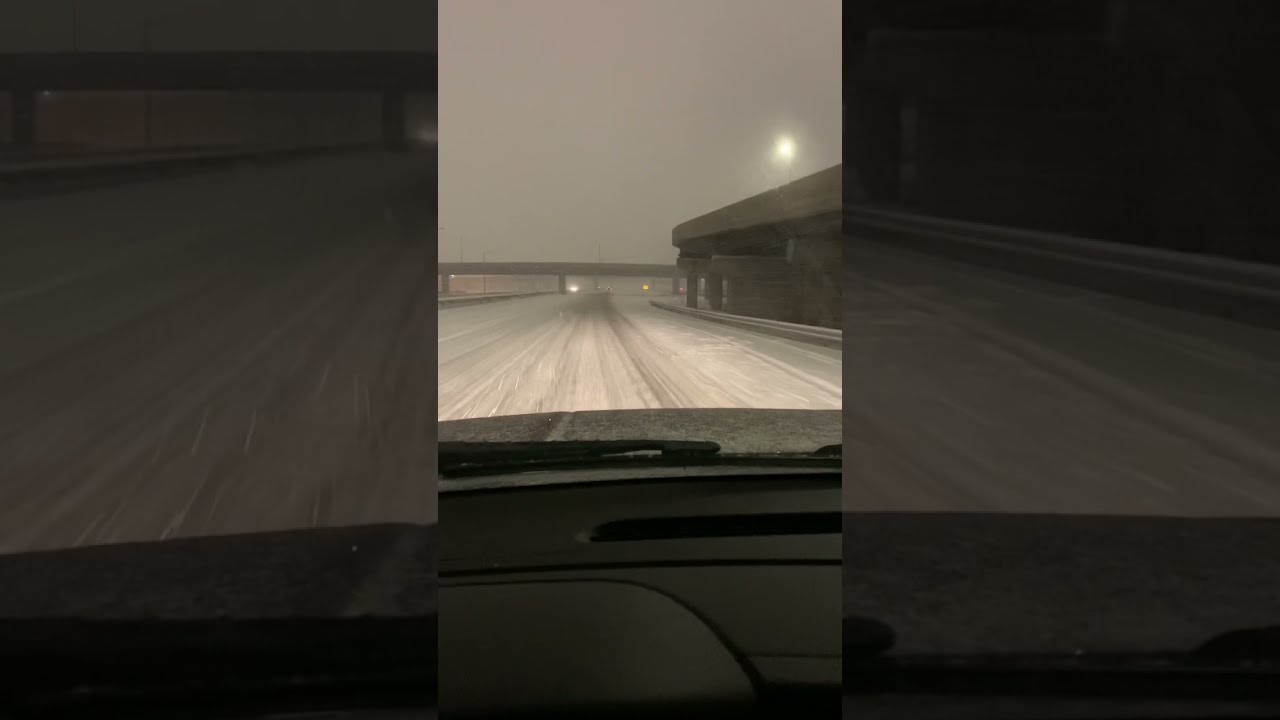 Snowy Morning Commute #shorts - YouTube