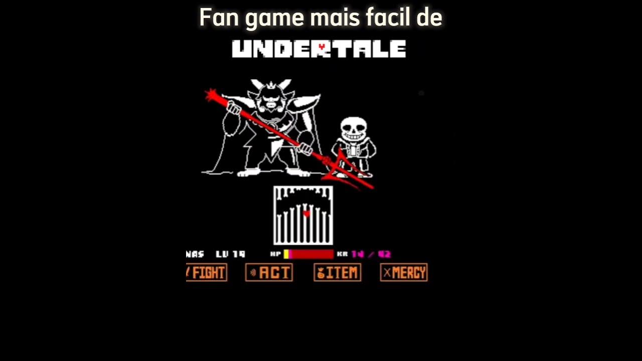Easiest undertale fan game #undertale #memes - YouTube