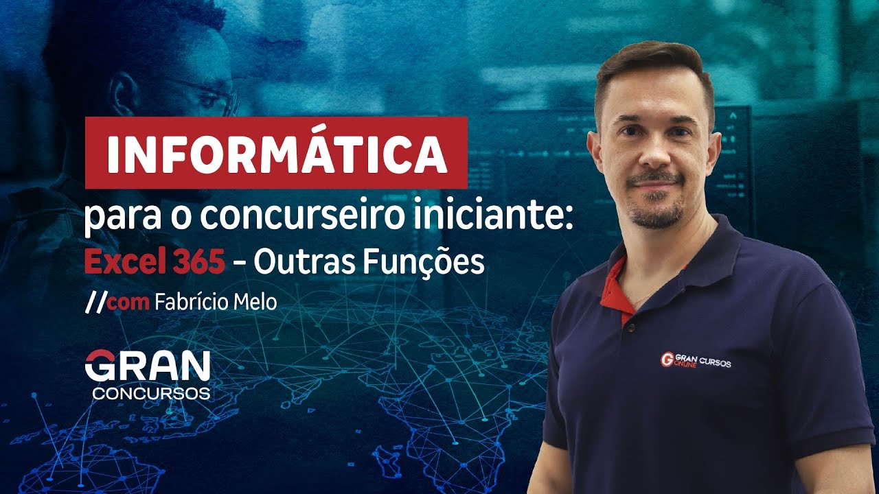 Informática para o concurseiro iniciante: Excel 365 - Outras Funções ...