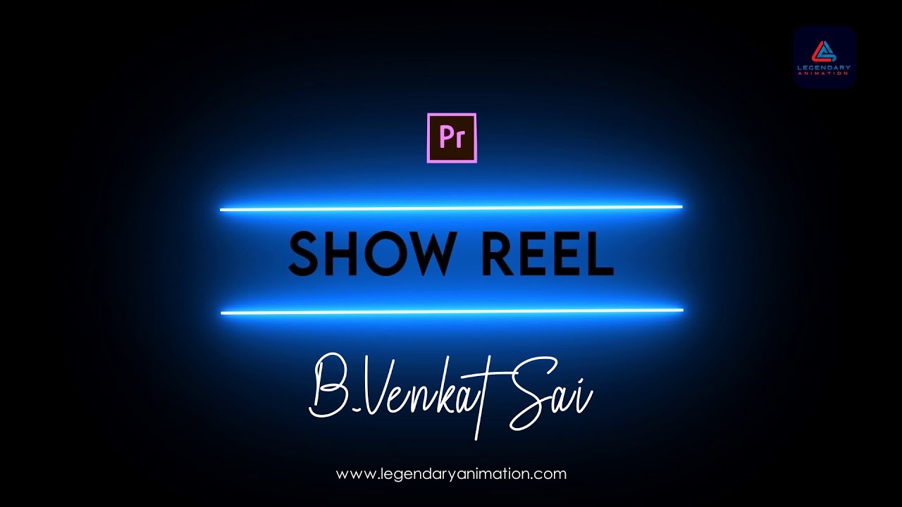 PR_Editing Demoreel / Portfolio 2024 || Work by Student B.Venkat Sai || Legendary Animation ...