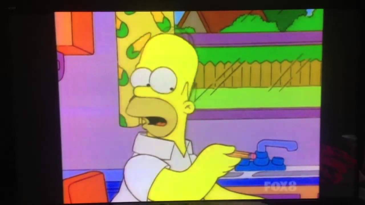 Bart punches wall - YouTube