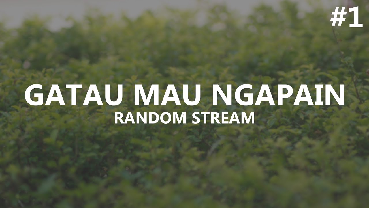 GATAU MAU NGAPAIN (RANDOM STREAM) ft. @AfashaRelvolt #1 - YouTube