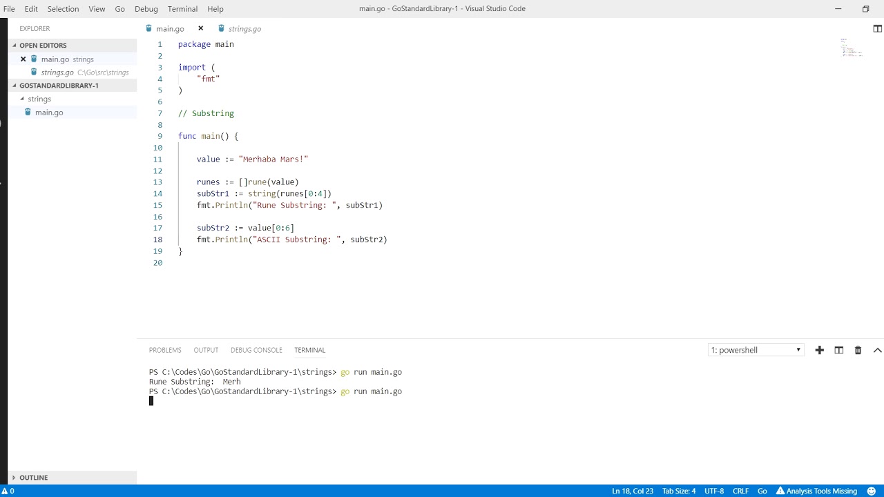 Go Programlama Substring YouTube Go Programlama Substring YouTube