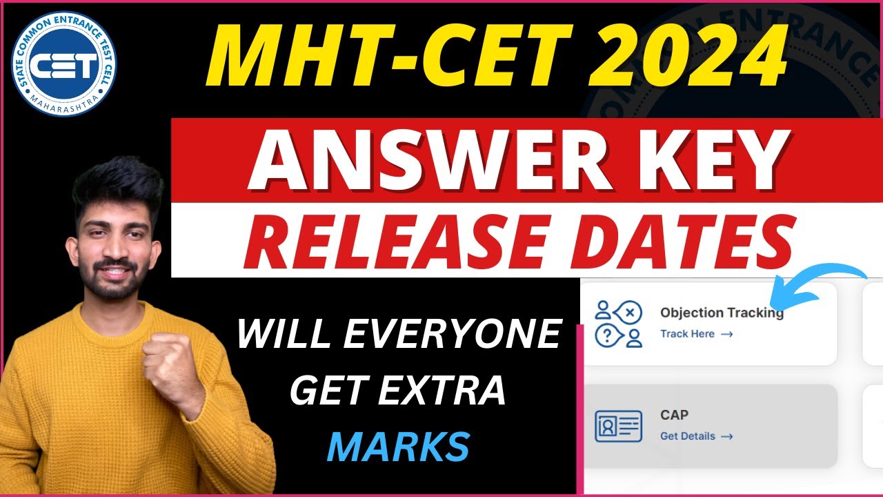 MHT-CET Answer Key Release Dates | MHT-CET Answer Key 2024 - YouTube