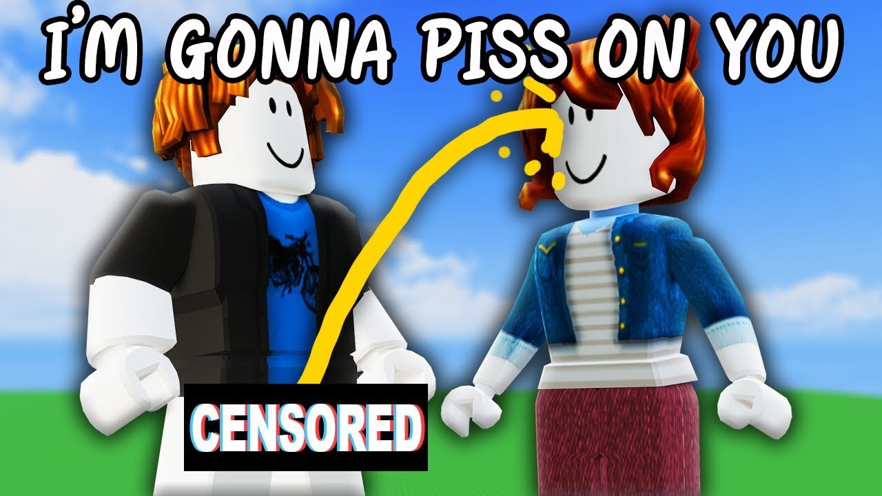 PEEING ON PEOPLE In ROBLOX | Pee Simulator (R. Kelly Remix) - YouTube