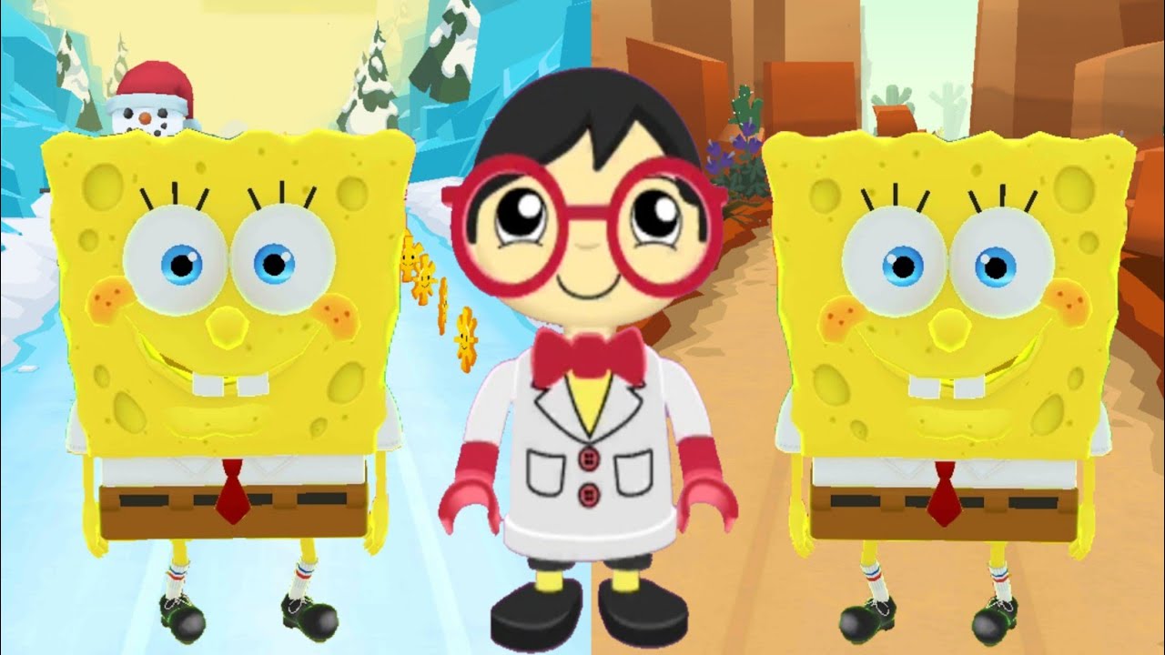 TAG WITH RYAN - SpongeBob SquarePants First Gameplay With Zoologist ...
