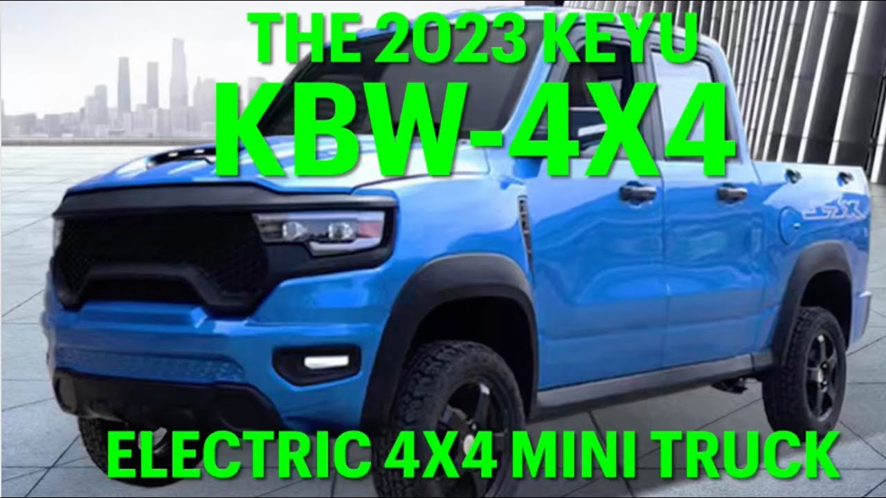 KEYU's new 4x4 four door mini truck hits the market! - YouTube
