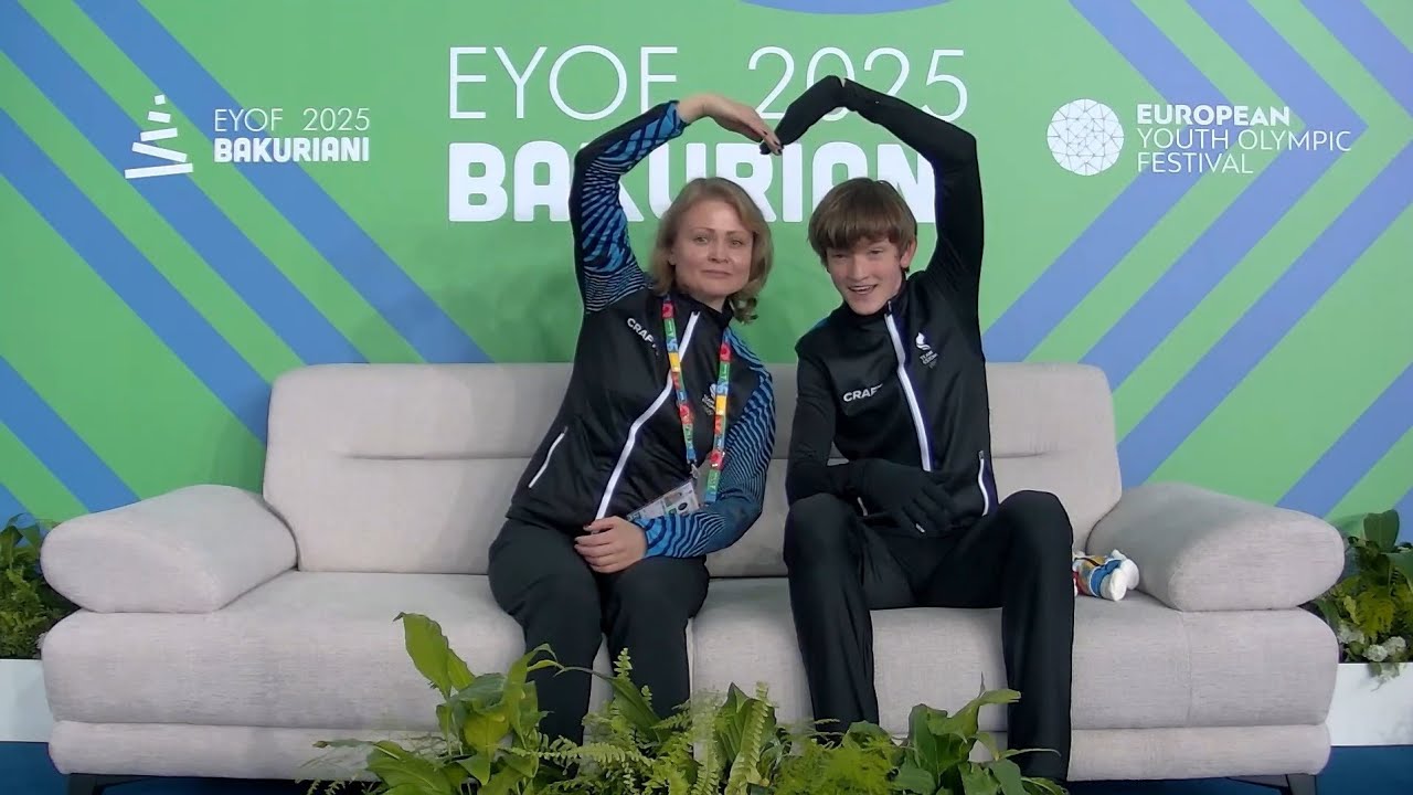 Vladislav Churakov – 2025 European Youth Olympic Festival SP - YouTube