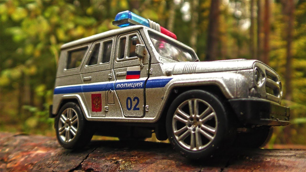 Moving Police Cars in the Forest - Car Video - YouTube