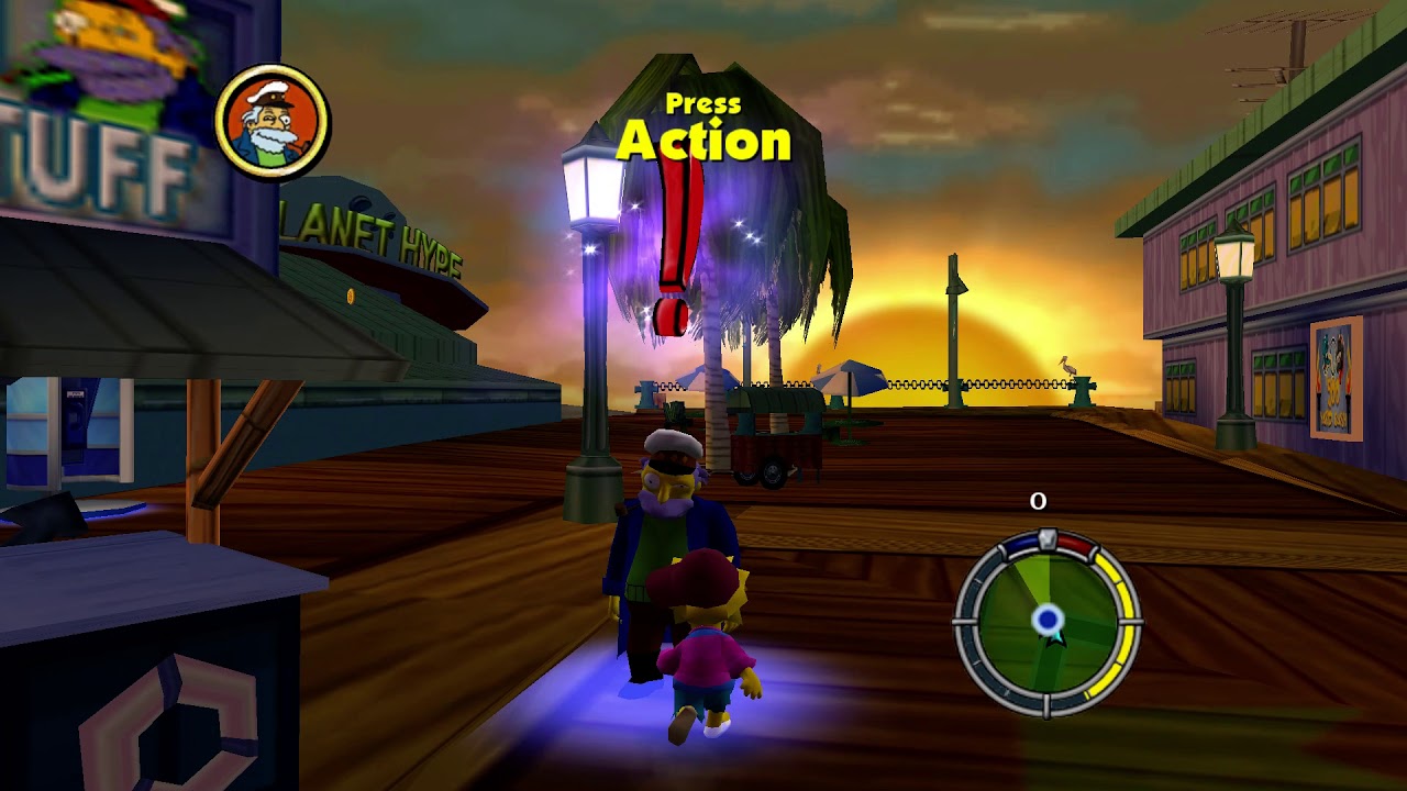 The Simpsons: Hit and Run - Level #3 - Mission #7 - The Old Pirate and ...