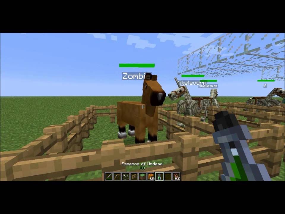 Minecraft 1.5.2 Mo' Creatures ~Horse Series~ Skeleton, Ghost, and ...