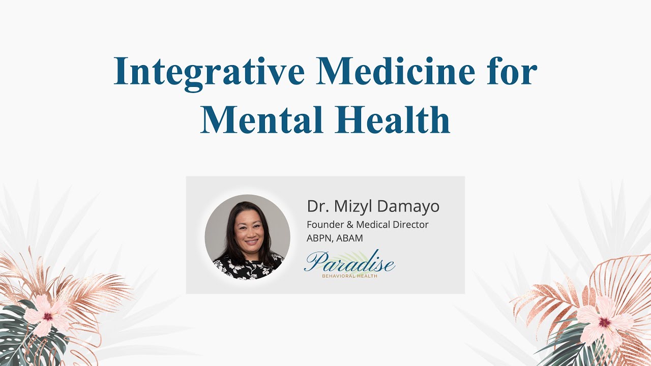 Dr. Damayo Workshop - Integrative Medicine For Mental Health - YouTube