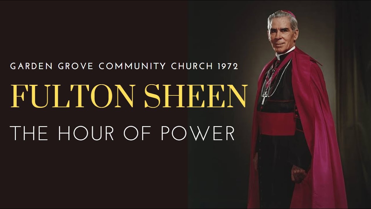 Fulton Sheen - The Hour of Power 1972 - Crystal Cathedral at Garden ...