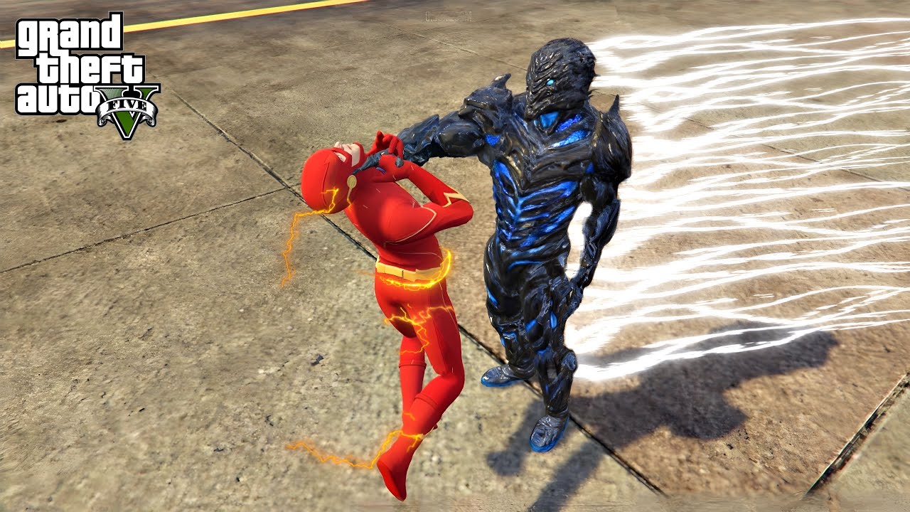 GTA 5 - Savitar vs The Flash | Epic Speedster Death Battle!! - YouTube