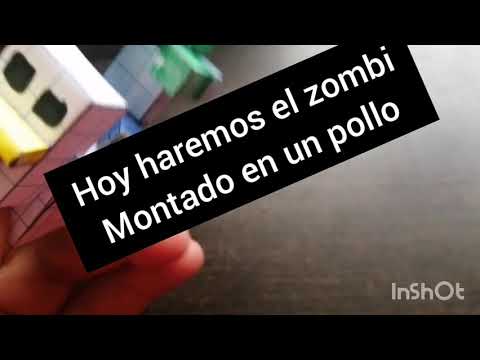 Como hacer al zombi pequeño montado sobre un pollo - YouTube