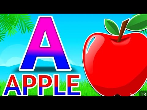 English Alphabet | Abcd | A For Apple | Kids Poems | Abcd | Abcd Song ...