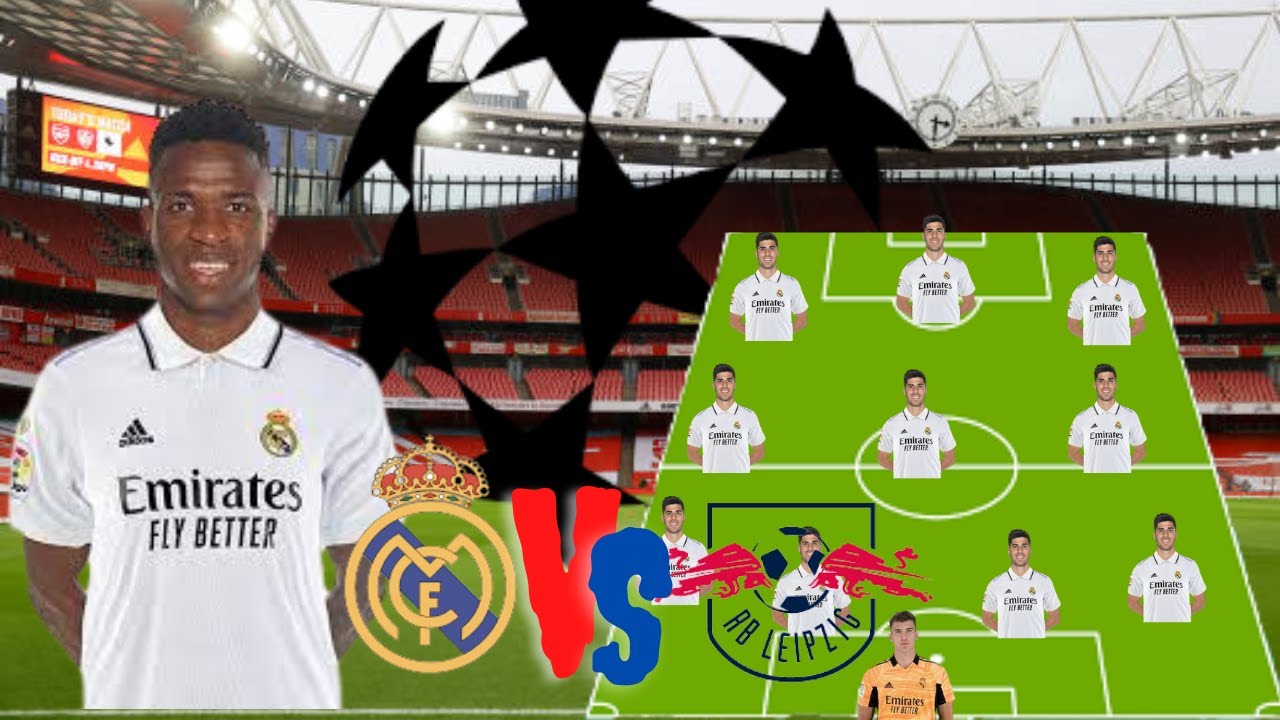Real Madrid Predicted Lineup Vs RB Leipzig - YouTube