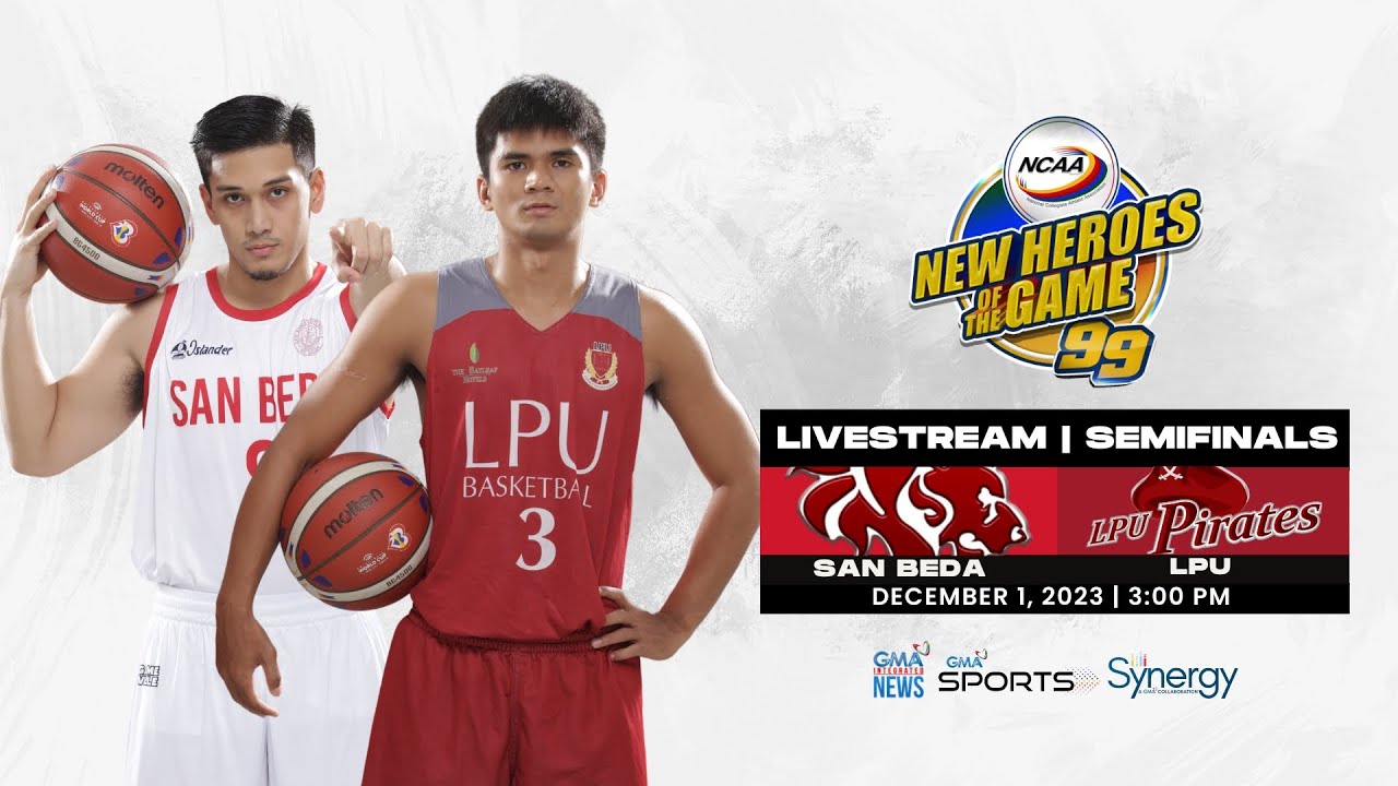 NCAA Season 99 | LPU vs SBU (Men's Basketball Semifinals) | LIVESTREAM ...