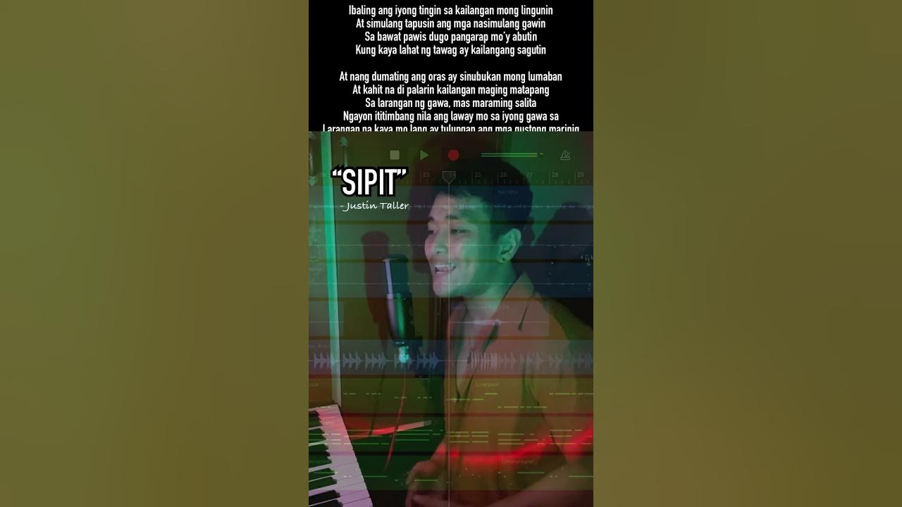 Justin Taller - SIPIT (Original Song) - YouTube