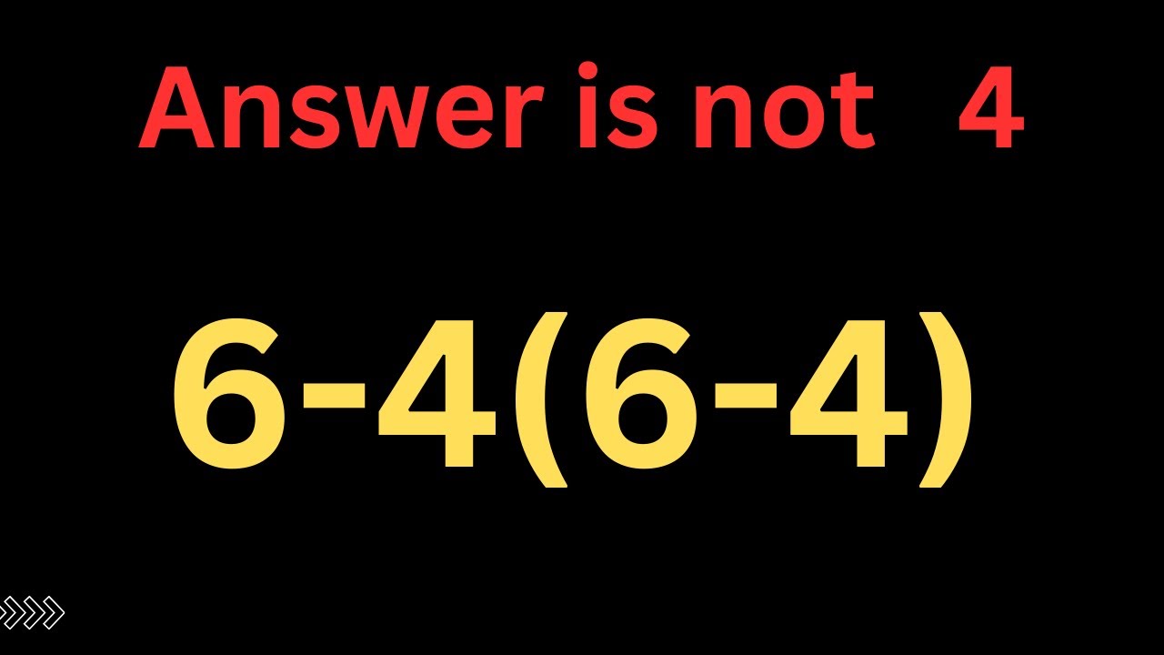 Most People Get This Simple Math Question Wrong! - YouTube