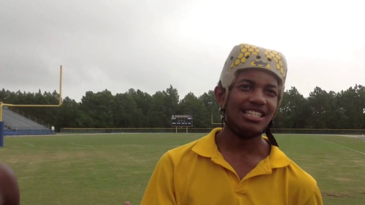 St. Martin football player proves he's a fighter - YouTube