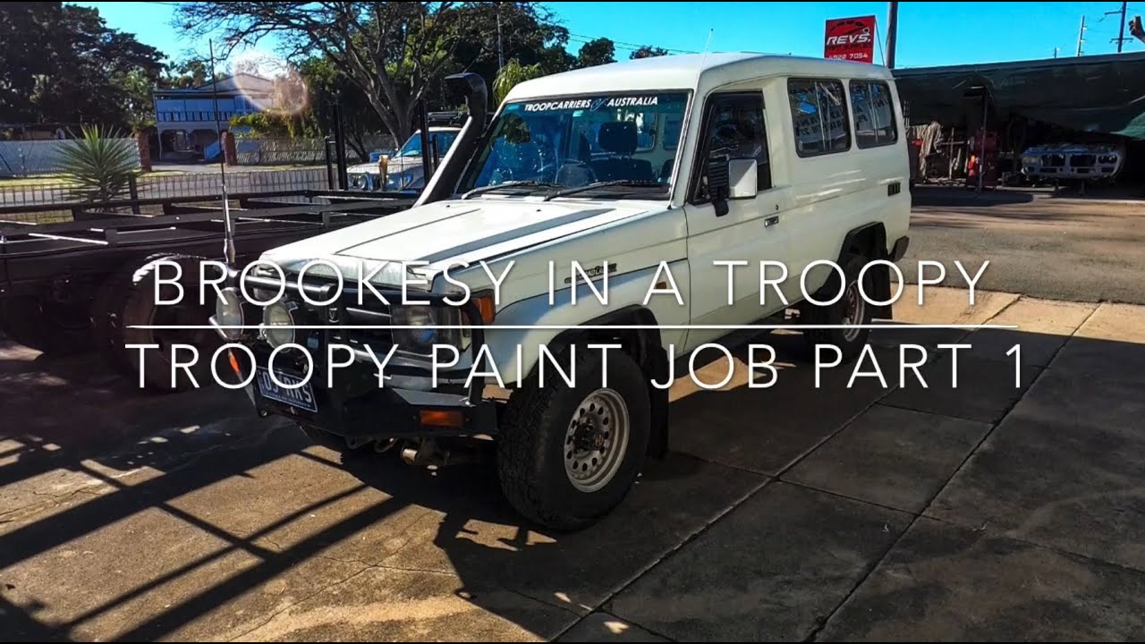 Troopy Paint Job Part 1 - The strip down - YouTube