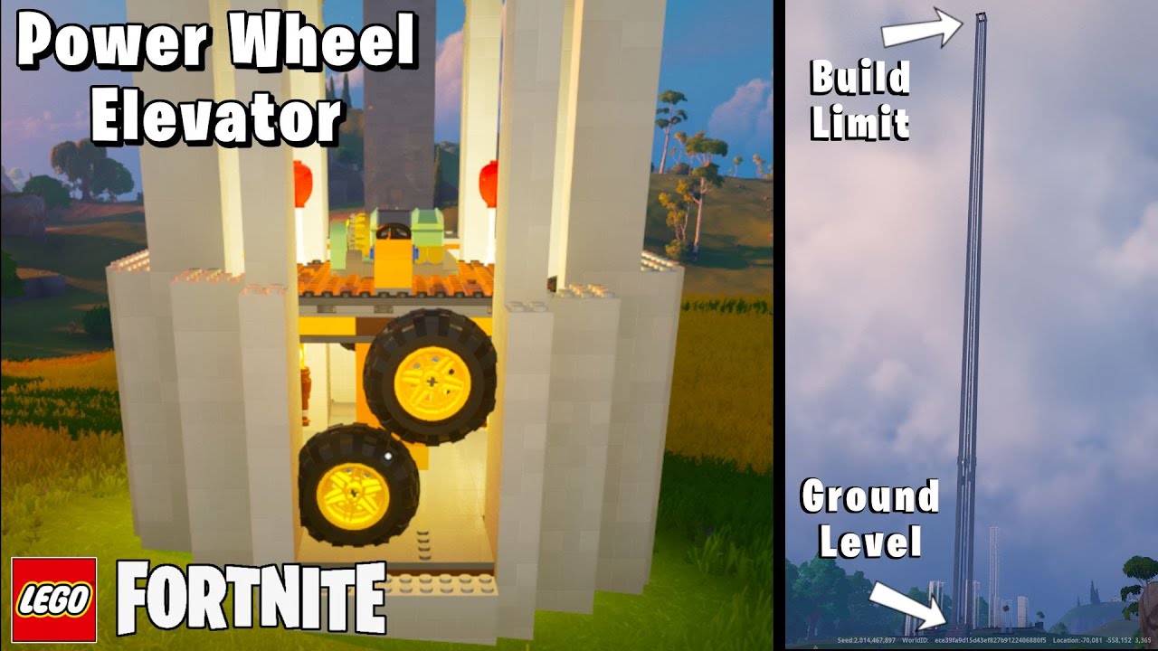 "Power Wheel Elevator" Lego Fortnite - YouTube