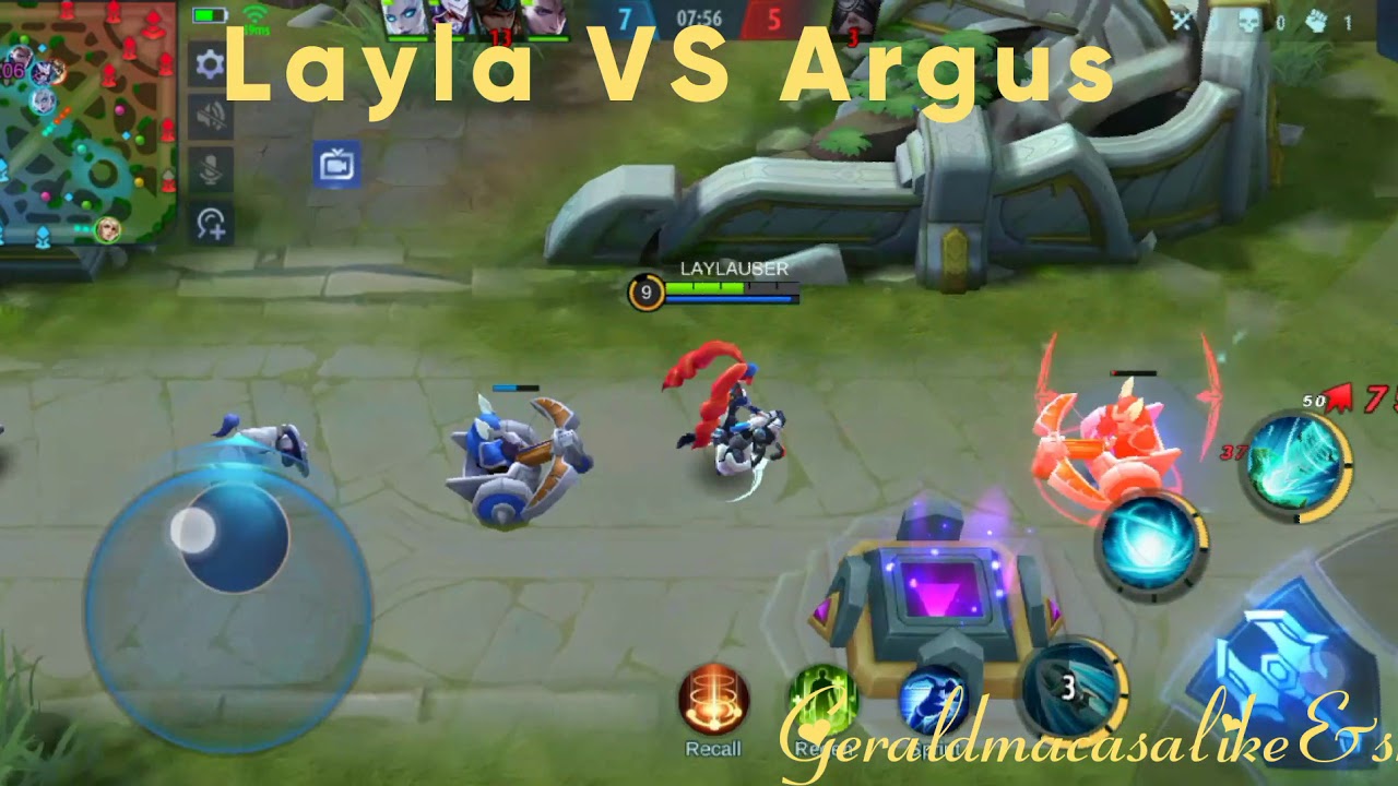 Layla VS Argus.. Layla talaga trip nya e - YouTube