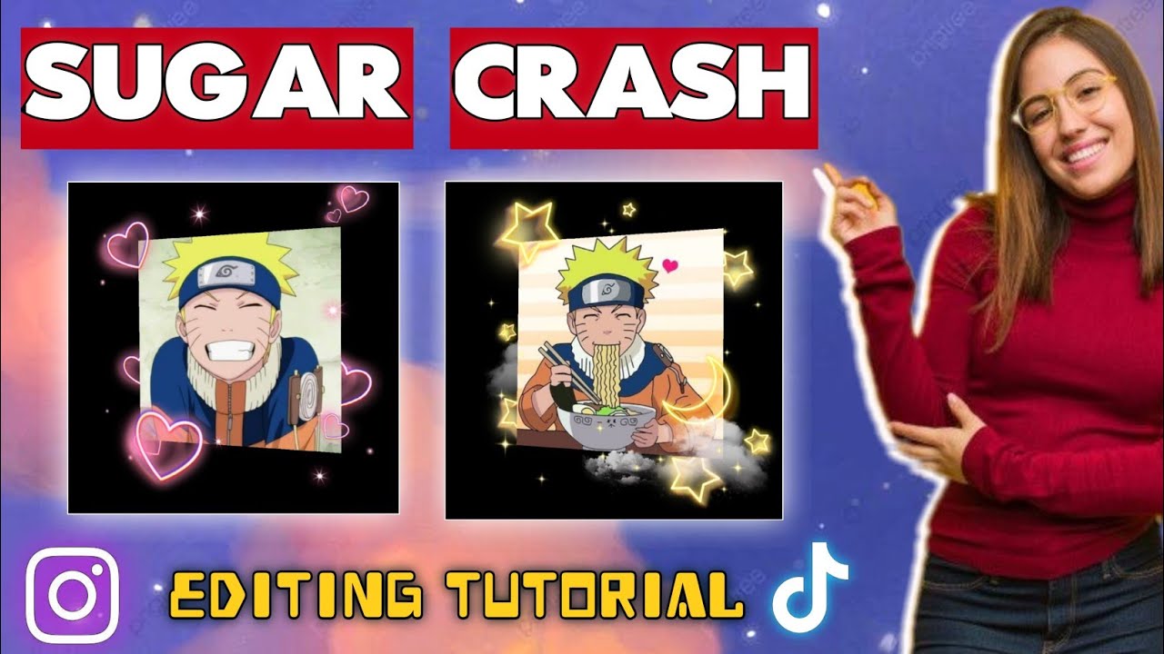 How to do SUGAR CRASH Edit in Smartphone || Sugar Crash Insta Reels ...