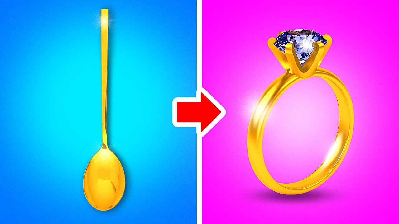 Amazing Jewelry Made Out Of Simple Things || How to Make Ring Out Of ...