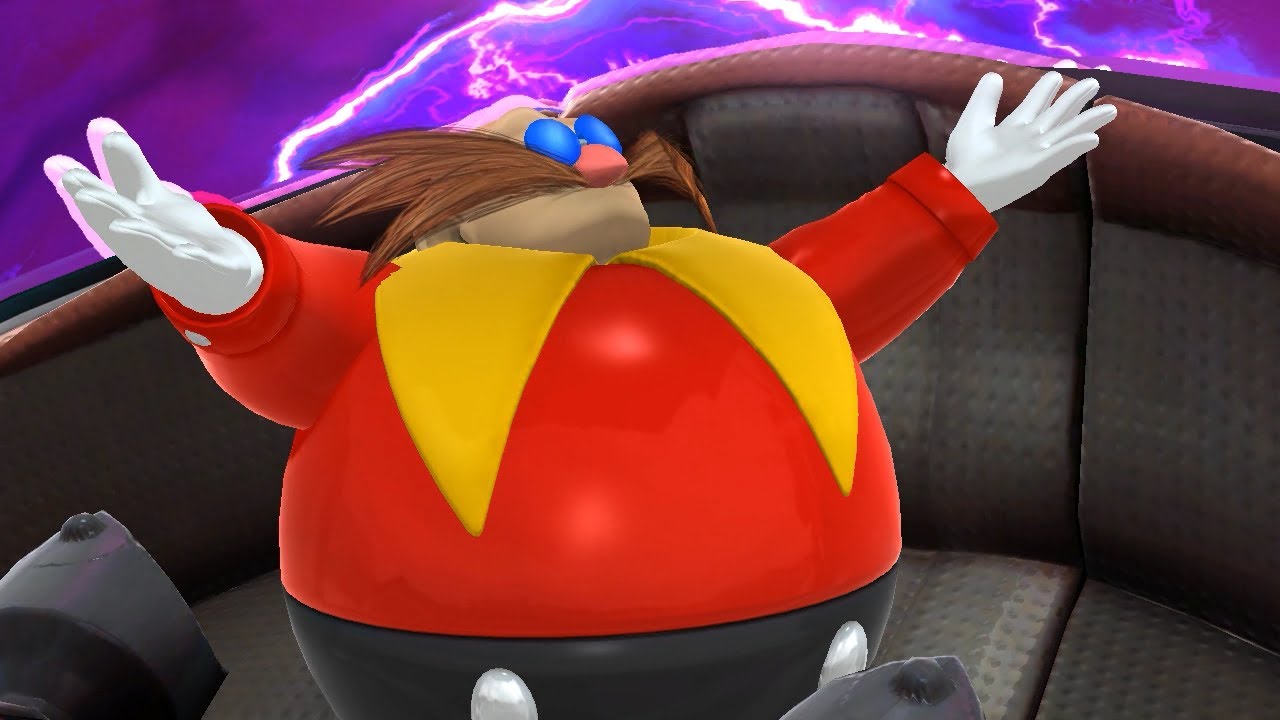 Dr. Robotnik (Dr. Eggman) kart racing with 3D Models! | Dr. Robotnik's ...