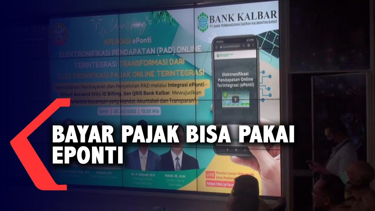 Pembayaran Pajak Kini Bisa Dilakukan lewat Aplikasi ePonti - YouTube