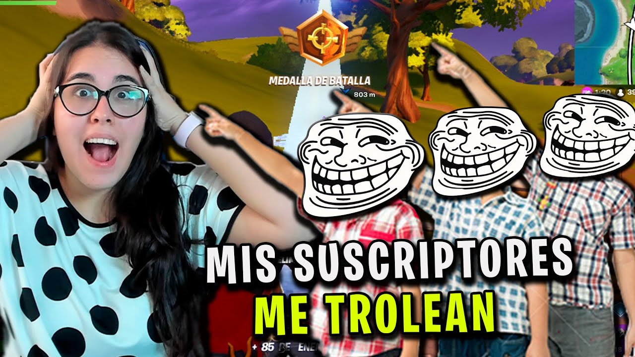 ESTA es mi REACCION cuando MIS SUSCRIPTORES me TROLEARON en DIRECTO ...