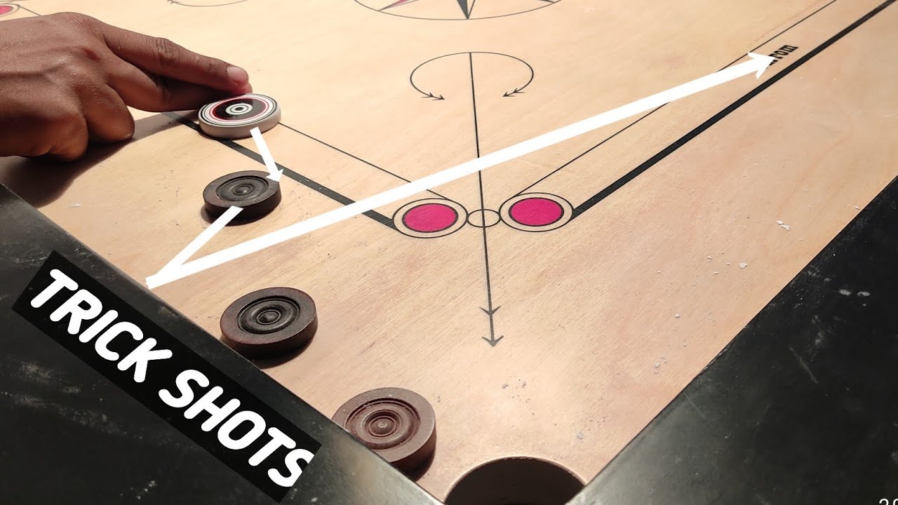 strokes, punch, double touch, thumb, carrom tricks, carrom board tricks ...