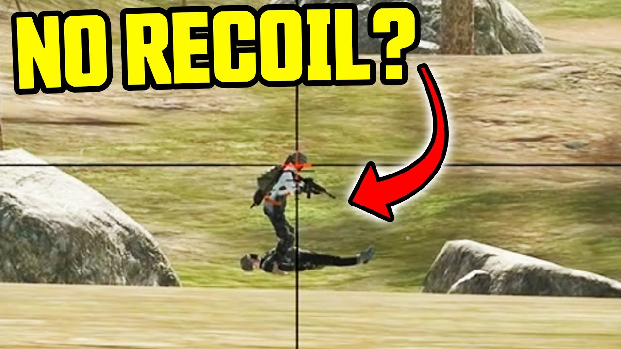 Using the NO RECOIL gun to farm kills on PUBG Console - YouTube